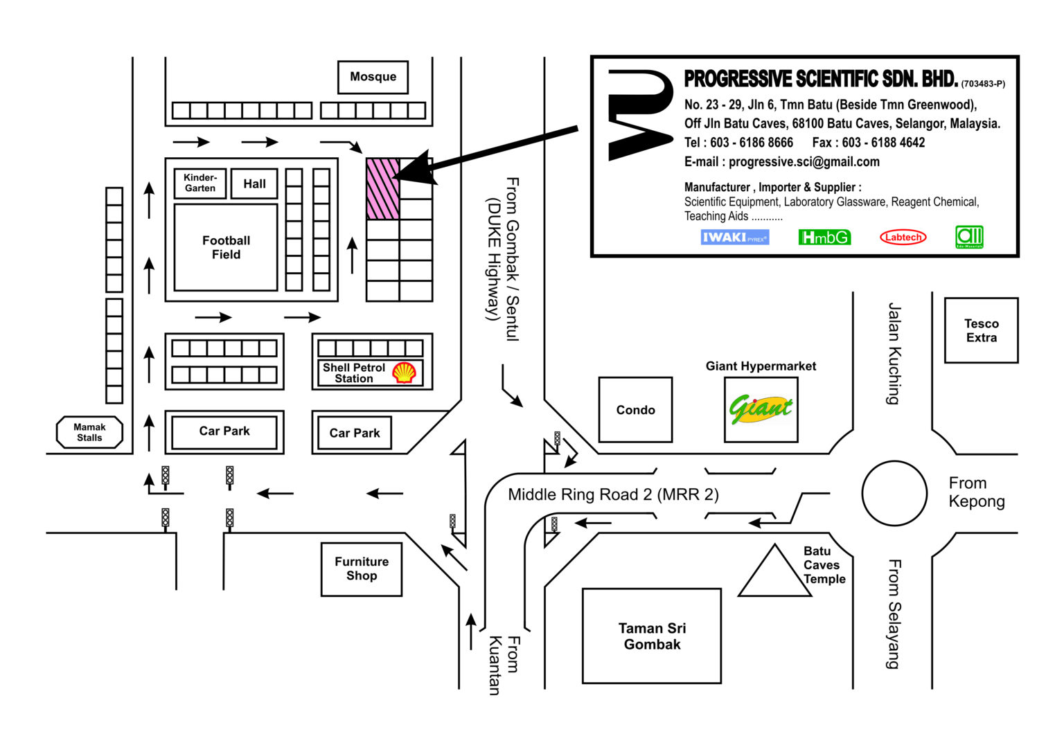 Contact Us - Progressive Scientific Sdn. Bhd.
