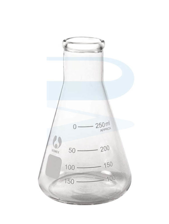 Conical Flask BOMEX, Narrow Mouth, Rim, Boro3.3 - Progressive ...