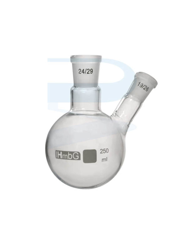 Round Bottom Flask HmbG, with 2 Neck Sockets, Boro3.3 - Progressive ...