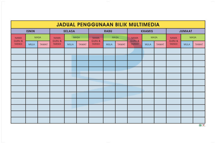 Jadual Penggunaan Bilik Multimedia - Progressive Scientific Sdn. Bhd.
