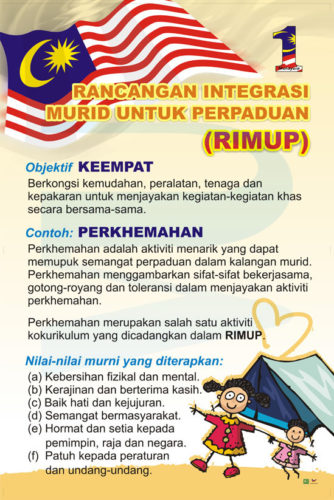 Rancangan Integrasi Murid Untuk Perpaduan – RIMUP (set of 4 ...