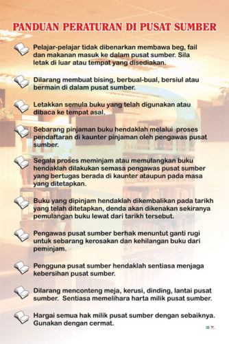 Panduan Peraturan Di Pusat Sumber - Progressive Scientific Sdn. Bhd.