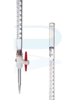 Burette, PTFE stopcock, Class B, HmbG (25ml 50ml) - Progressive ...