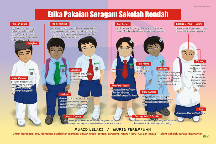 Etika Pakaian Seragam Sekolah Rendah - Progressive Scientific Sdn. Bhd.