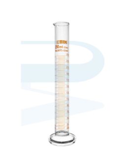 Measuring Cylinder, Amber Scale, Round Base, HmbG - Progressive ...