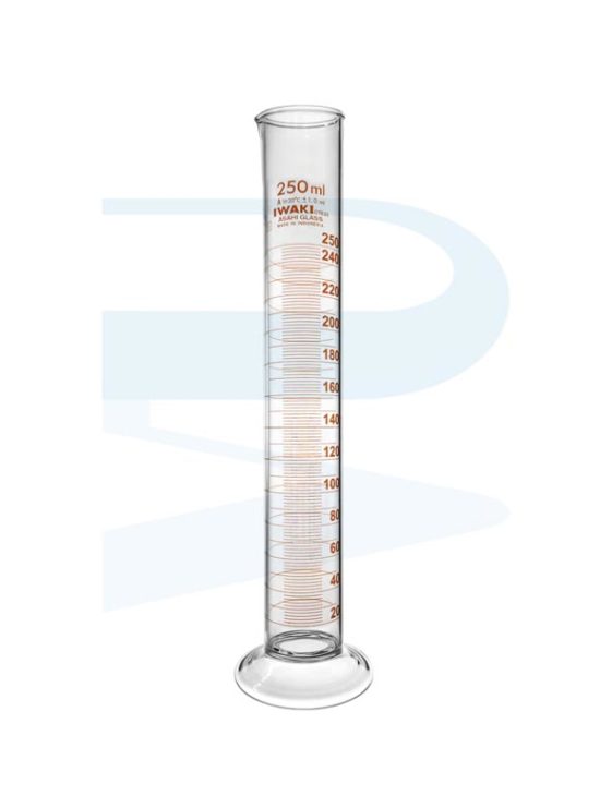 Measuring Cylinder, Amber Scale, Round Base, Class A, Batch Certified ...