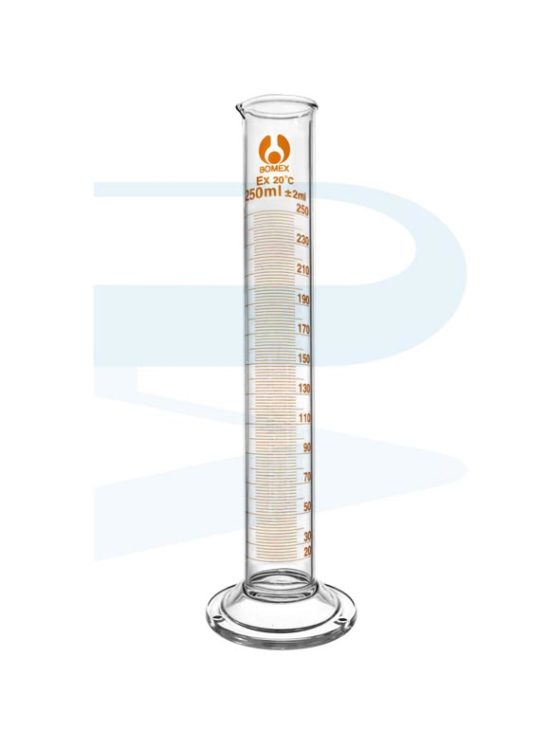 Measuring Cylinder, Amber Scale, Round Base, BOMEX - Progressive ...