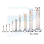 Measuring Cylinder, Amber Scale, Round Base, BOMEX - Progressive ...