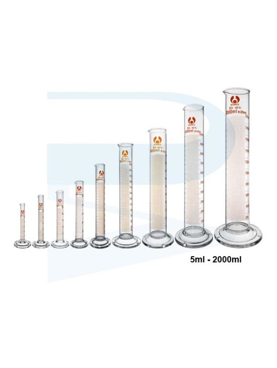 Measuring Cylinder, Amber Scale, Round Base, BOMEX - Progressive ...