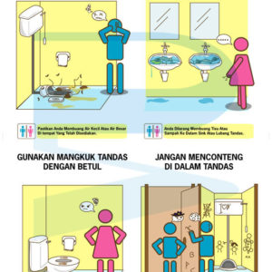 Peraturan Di Tandas (set of 2) - Progressive Scientific Sdn. Bhd.