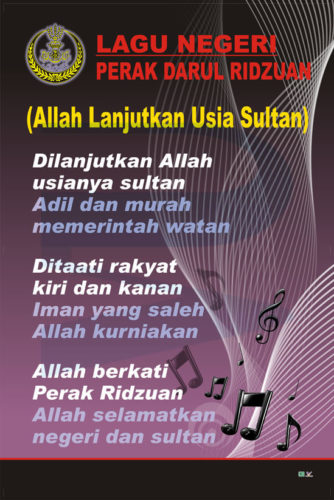 Lagu Negeri Perak - Progressive Scientific Sdn. Bhd.