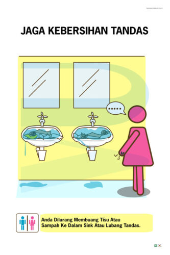 Peraturan Di Tandas (set of 8) - Progressive Scientific Sdn. Bhd.