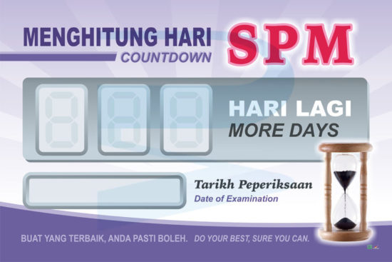 Menghitung Hari (Countdown) SPM – BM, BI - Progressive Scientific Sdn. Bhd.