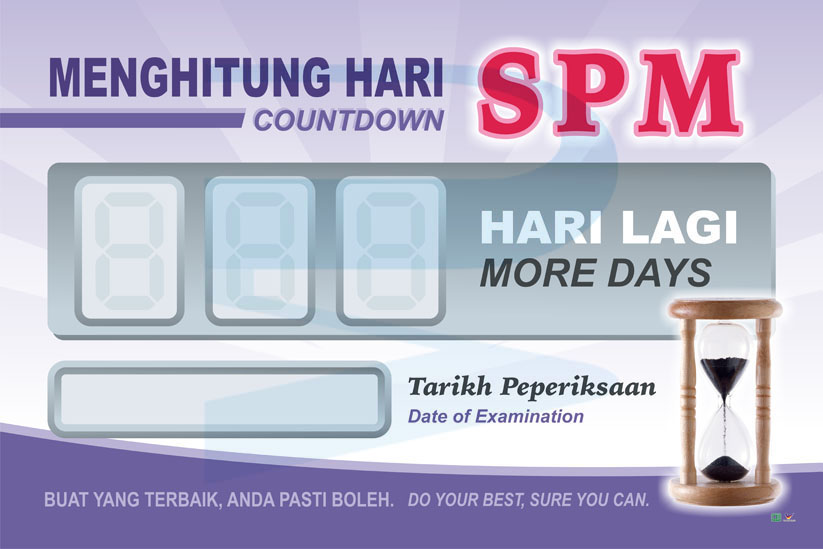 Menghitung Hari (Countdown) SPM – BM, BI - Progressive Scientific Sdn. Bhd.