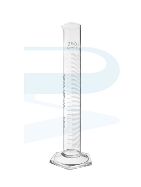 Measuring Cylinder, White Scale, Hexagonal Base, SIMAX - Progressive ...
