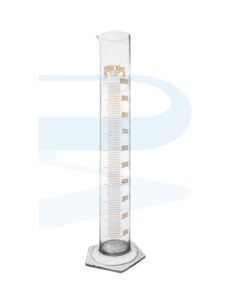 Measuring Cylinder, Amber Scale, Hexagonal Base, Germany - Progressive ...