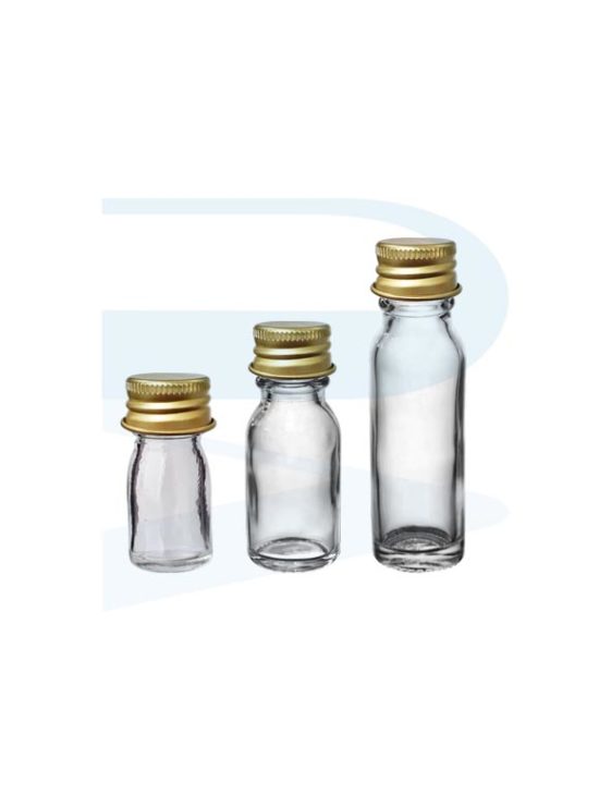 McCartney bottle N/M, Soda-lime Glass, Al screw cap w/rubber liner ...