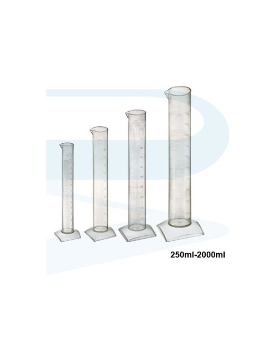Measuring Cylinder, Embossed Scale, Hexagonal Base, TPX - Progressive ...