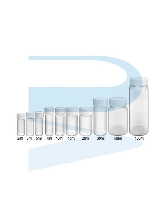 Specimen Vial w/ White PP cap, Japan - Progressive Scientific Sdn. Bhd.