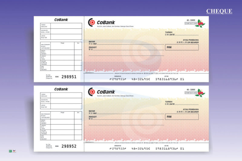 Cheque - Progressive Scientific Sdn. Bhd.