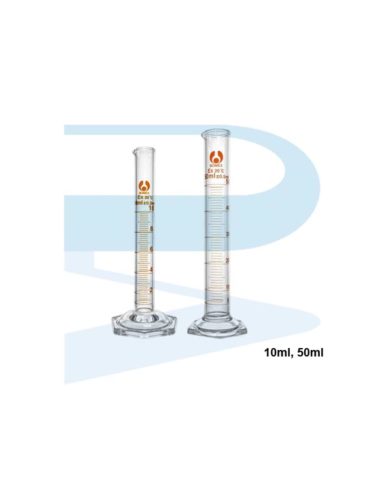 Measuring Cylinder, Amber Scale, Hexagonal Base, BOMEX - Progressive ...