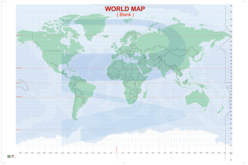 World Map (blank) - Progressive Scientific Sdn. Bhd.