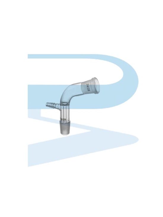 Glass Adaptor – Receiver adaptor, Bend w/Vacuum Connection (Socket ...