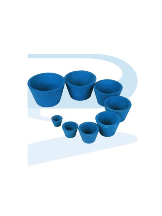Rubber Cone, set of 8, Blue - Progressive Scientific Sdn. Bhd.