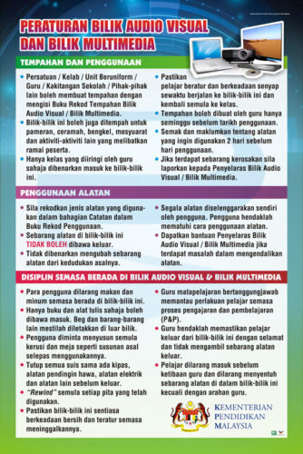 Peraturan Bilik Audio Visual Dan Bilik Multimedia - Progressive ...