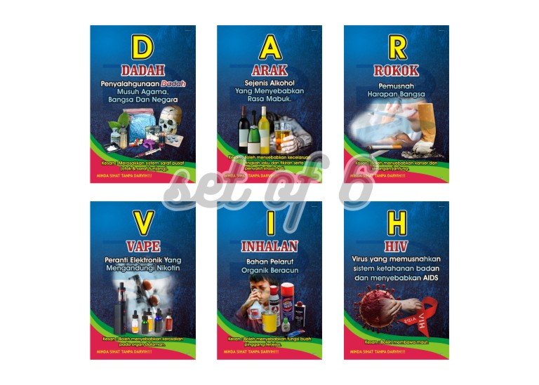 Darvih, set of 6 - Progressive Scientific Sdn. Bhd.