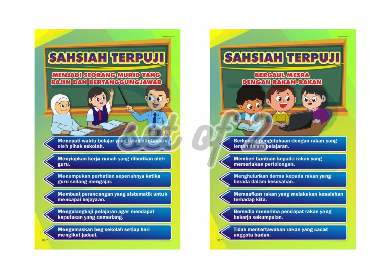 Sahsiah Terpuji (set of 2) - Progressive Scientific Sdn. Bhd.