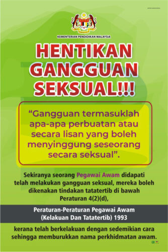 Hentikan Gangguan Seksual - Progressive Scientific Sdn. Bhd.