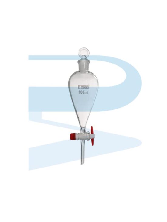 Funnel Separating Pear w/PTFE stopcock, HmbG - Progressive Scientific ...