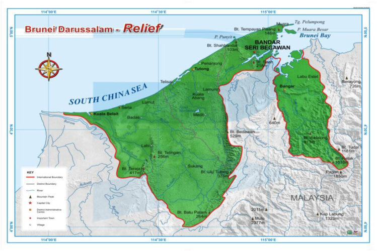 Brunei Darussalam – Relief - Progressive Scientific Sdn. Bhd.