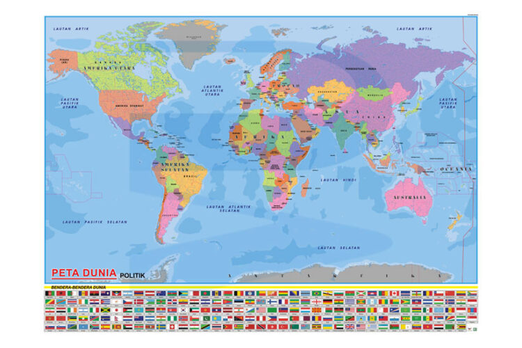 Peta Dunia (Politik) - Progressive Scientific Sdn. Bhd.