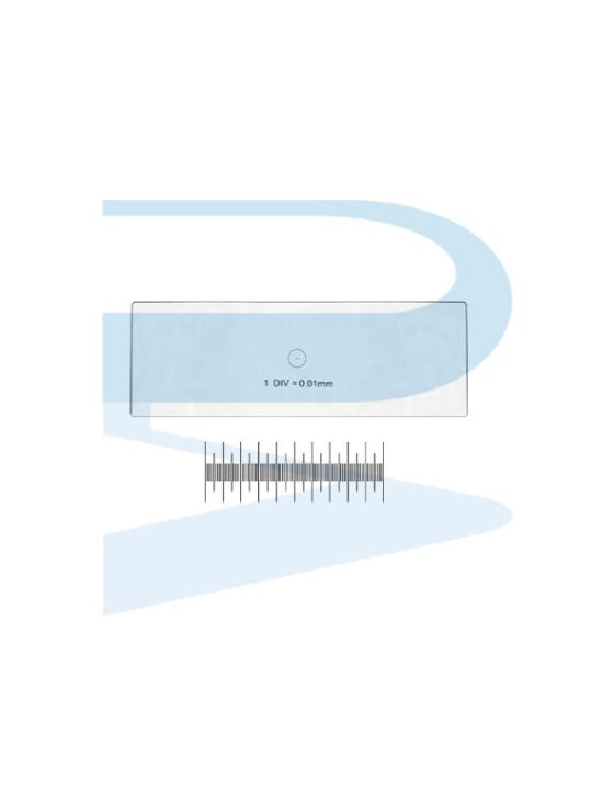 Microscope Stage Micrometer 1mm/100div. 1 div.=0.01mm - Progressive ...